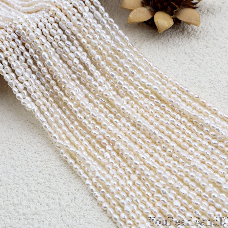 Rice Water Pearls Small - Etsy UK