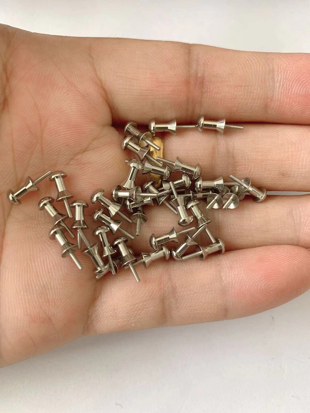 1 Pair-1x11mm Zinc Alloy Pin Post Bracelet Plug Kit for Rubber Silicone ...
