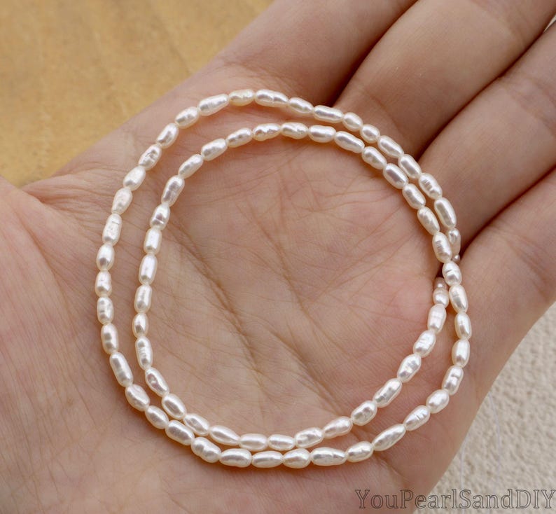 2.3-2.6mm High Quality Natural White Freshwater Pearl,loose Seed Pearl ...