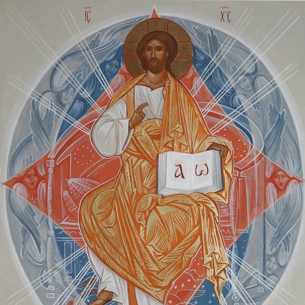 Christ Icon in Glory - Etsy