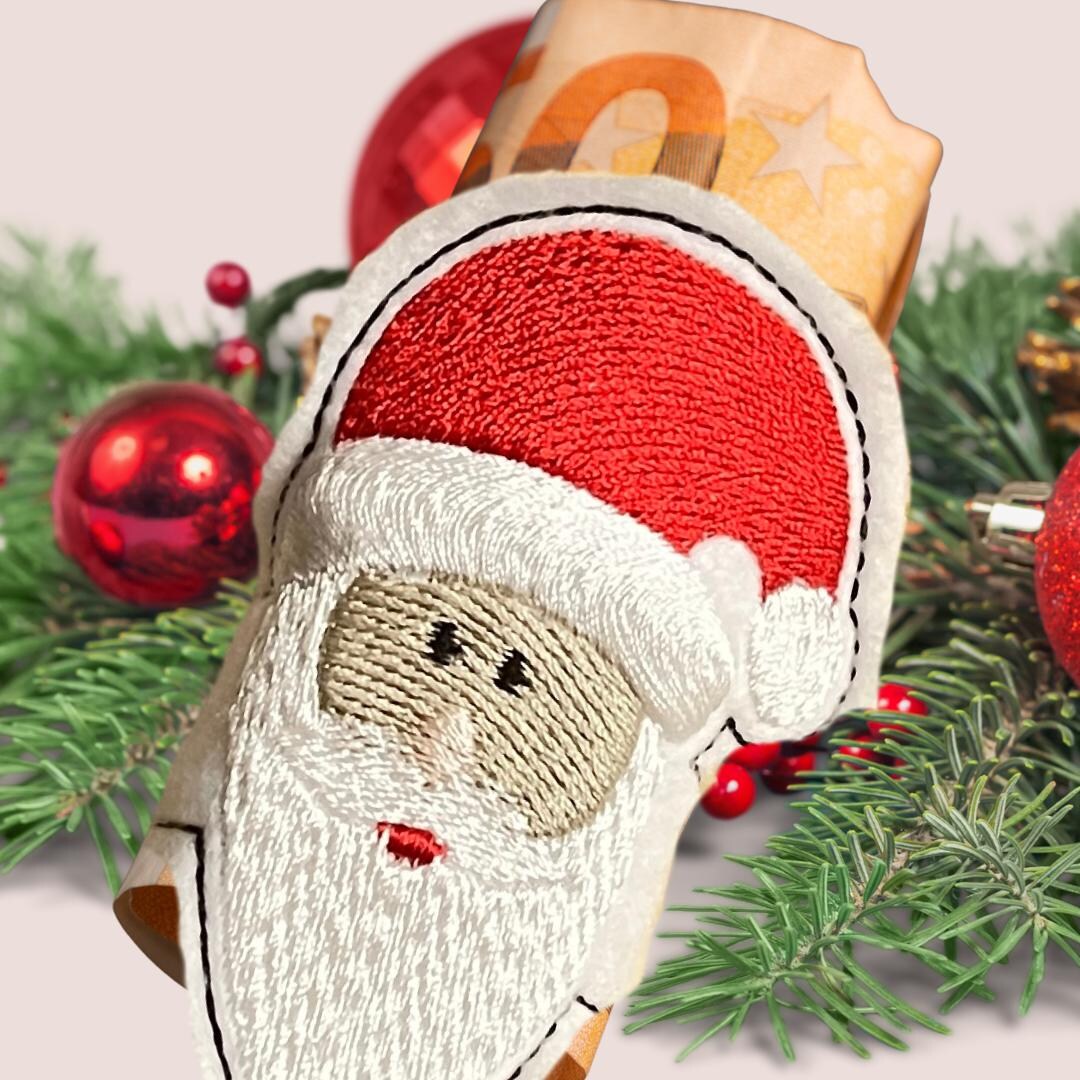 Napkin Ring/banderole Santa Claus/saint Nicholas ITH - Embroidery File ...