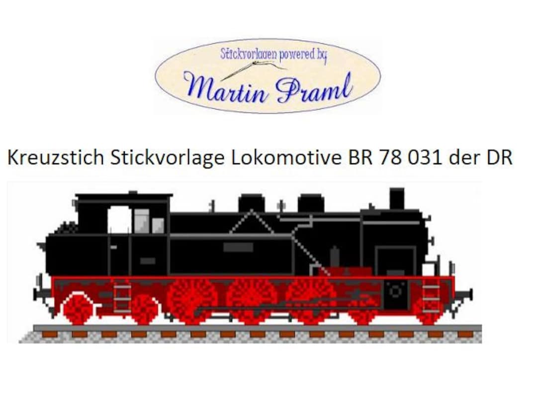 Locomotora BR 78 031 DR plantilla de punto de cruz - Etsy España