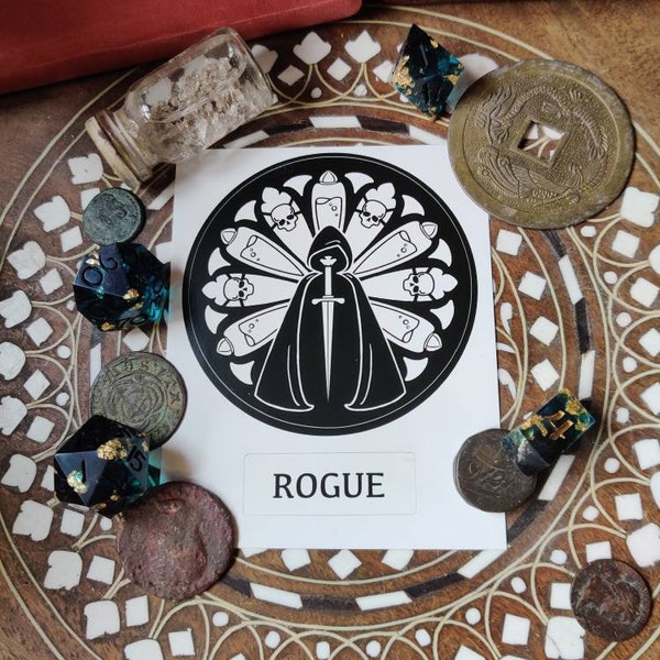 Rogue Class Stickers - Etsy UK
