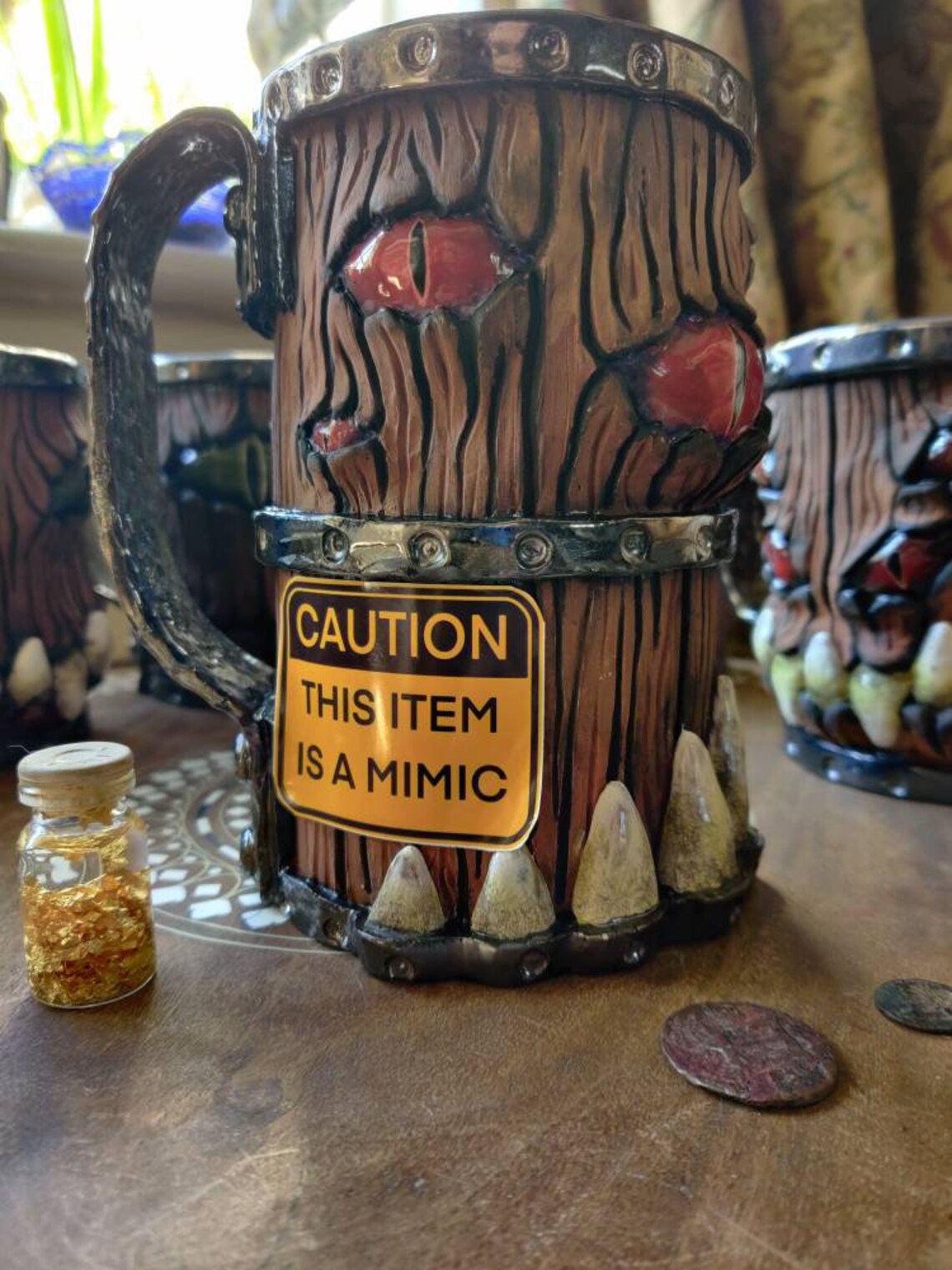 10 Mimic Warning Stickers | Etsy