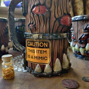 10 Mimic Warning Stickers - Etsy