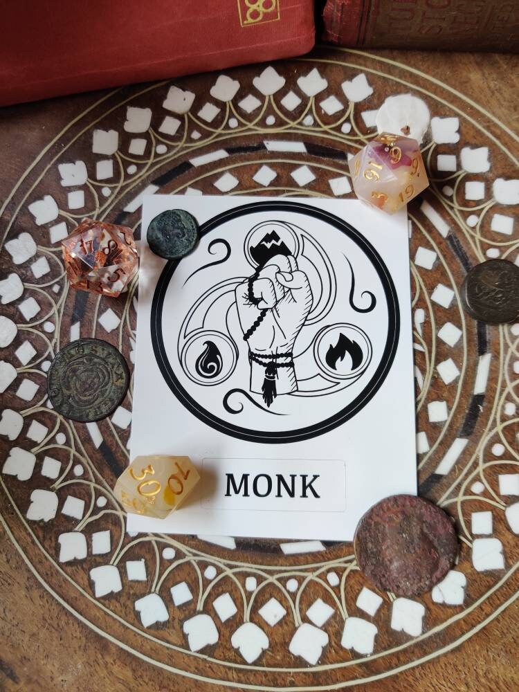 12 DnD class stickers | Etsy