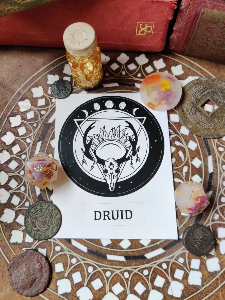 Druid Class Sticker - Etsy