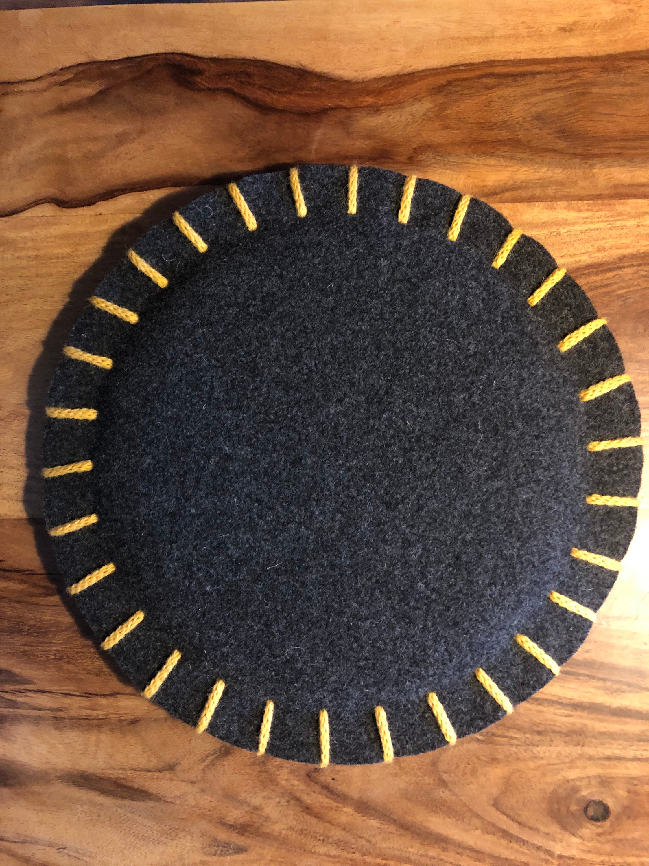 Stuhlkissen aus Wollfilz - Etsy