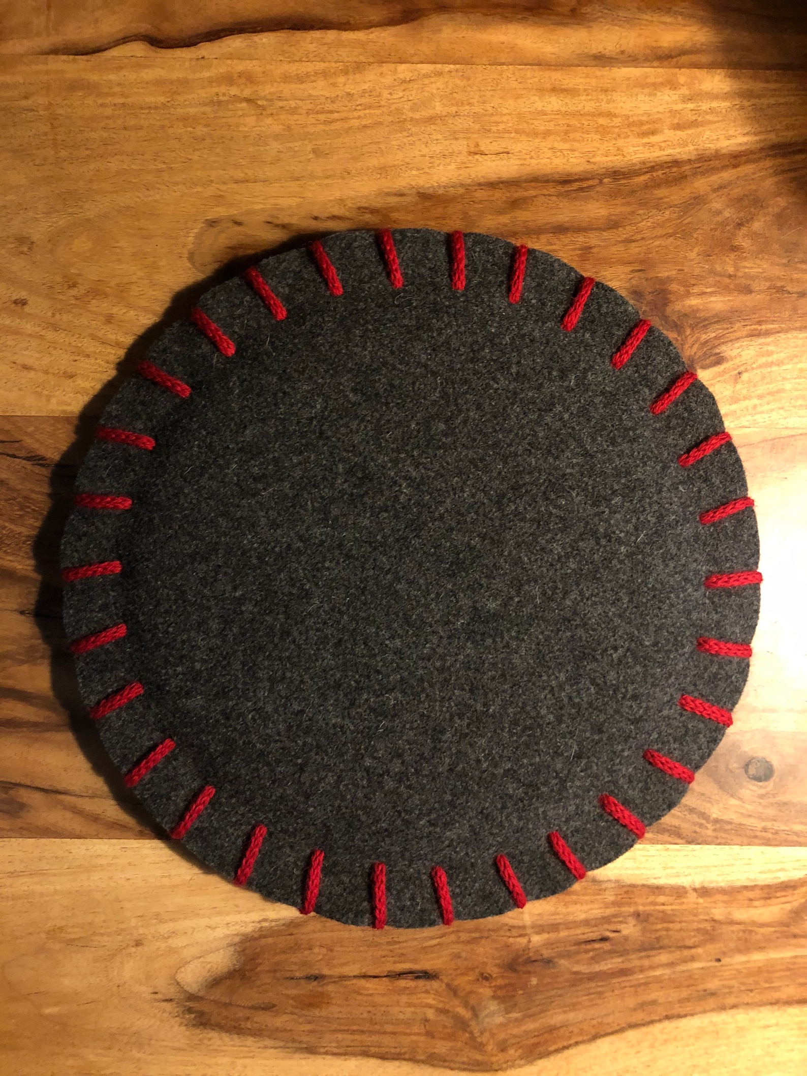 Stuhlkissen aus Wollfilz - Etsy