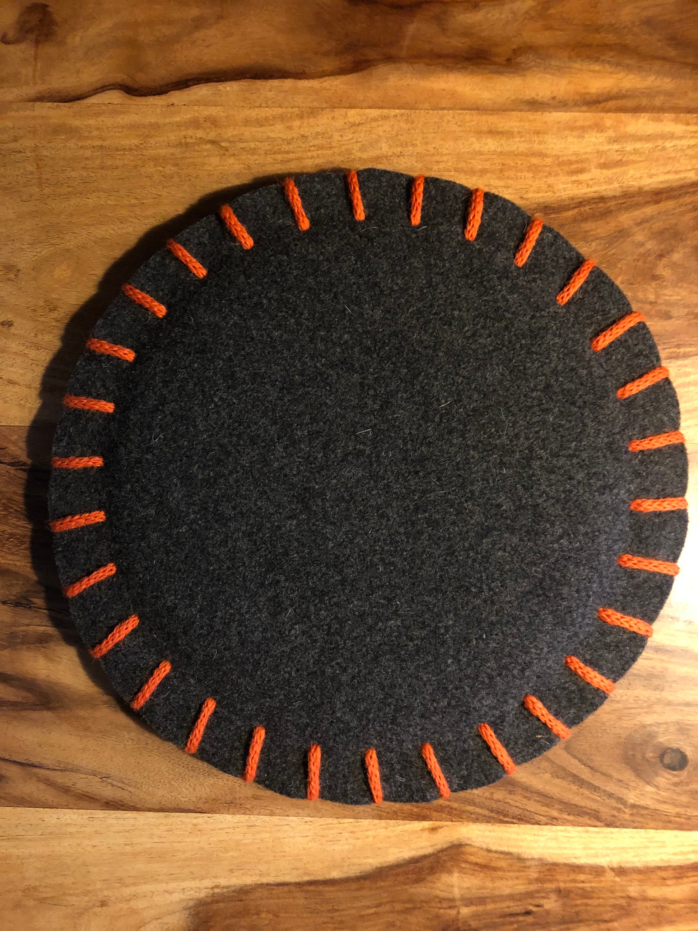 Stuhlkissen aus Wollfilz - Etsy