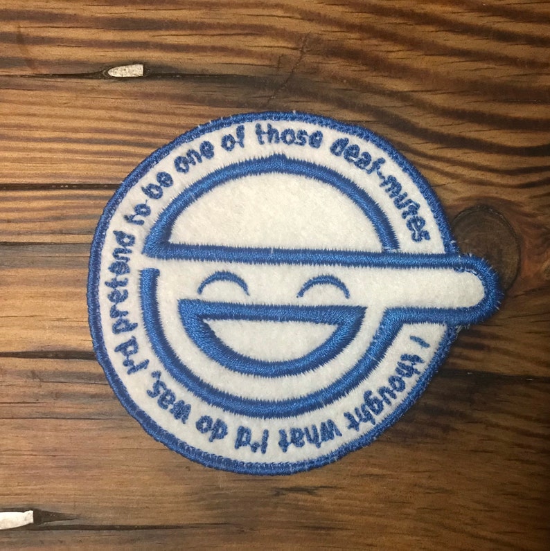 Laughing Man Logo Patch - Etsy