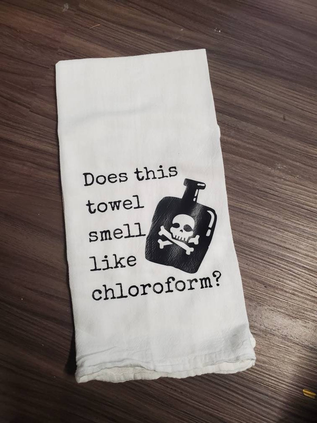 Chloroform Decorative Flour Sack Dish Towel - Etsy