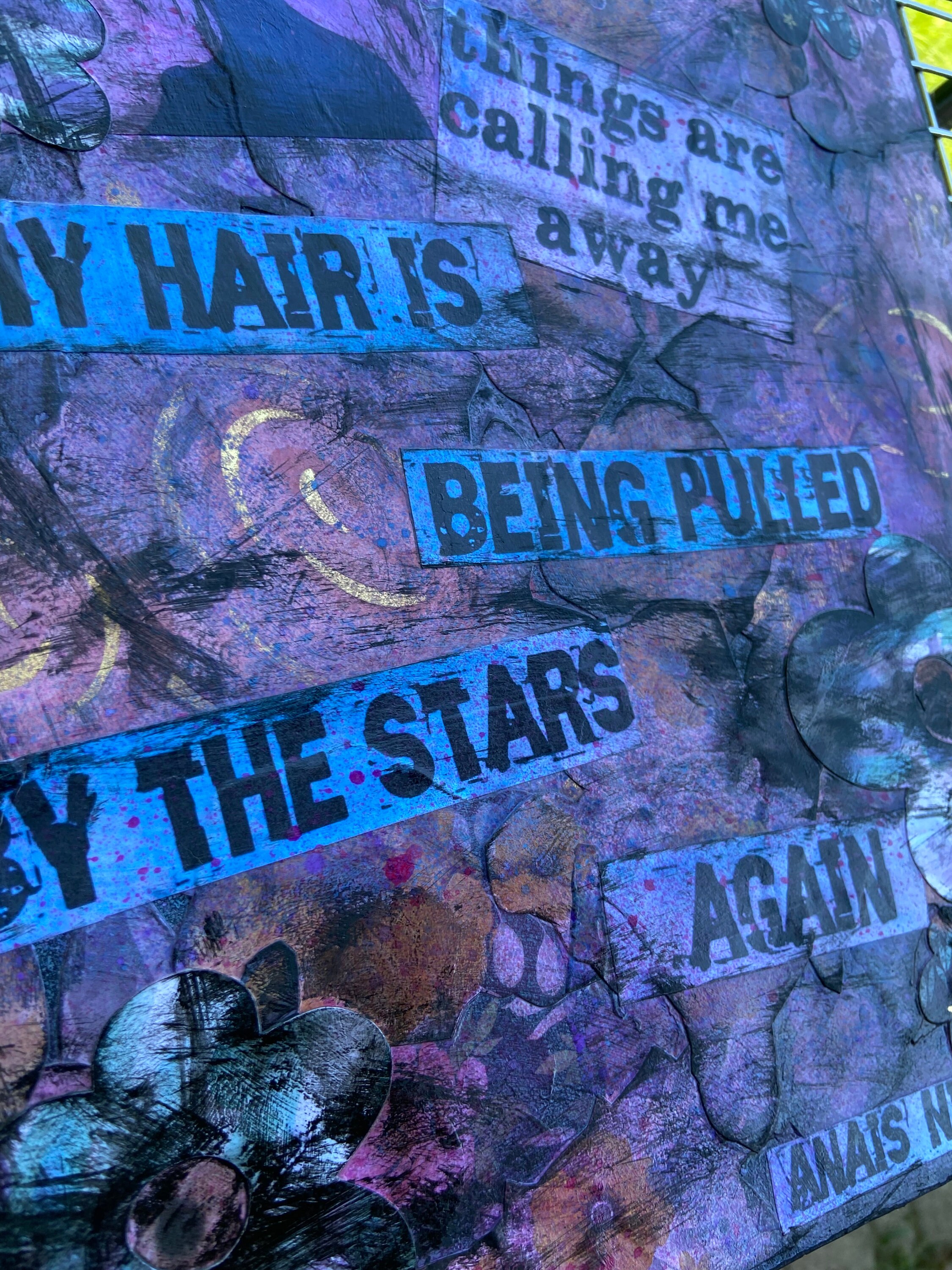 Anais Nin Poetry Mixed Media Collage Canvas Art - Etsy