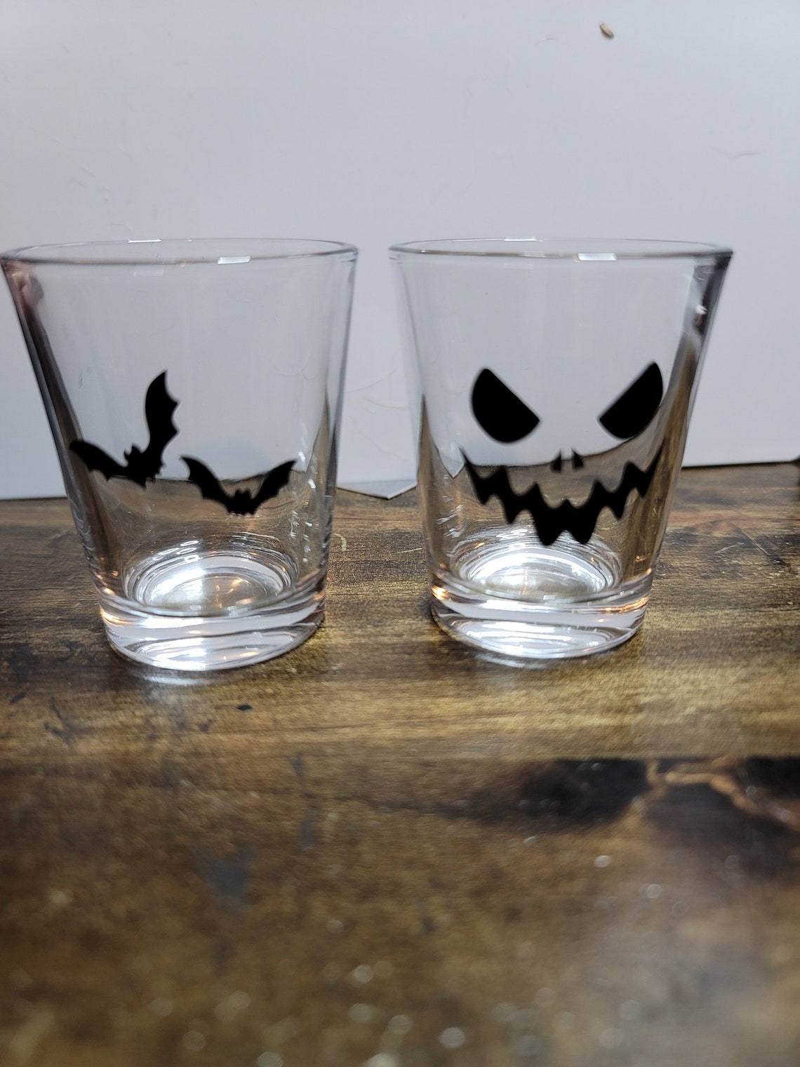 Gothic Halloween Shot Glasses Set of 4 - Etsy