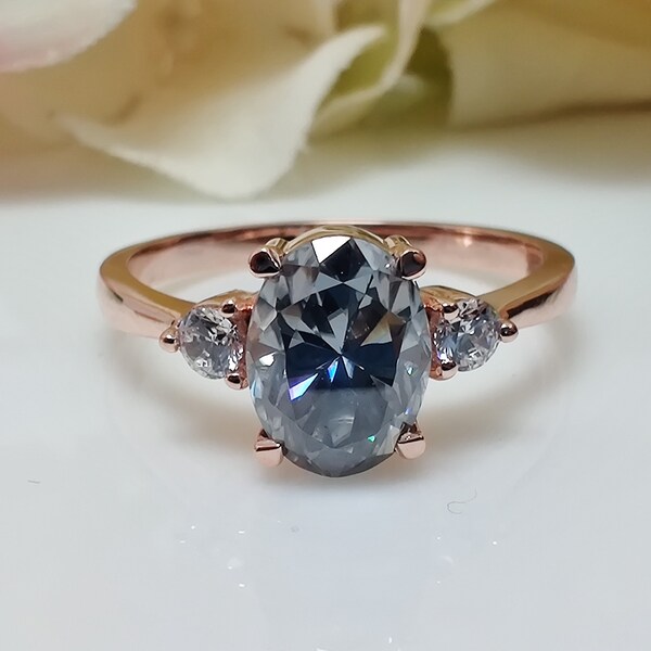 Gray Gold Ring - Etsy