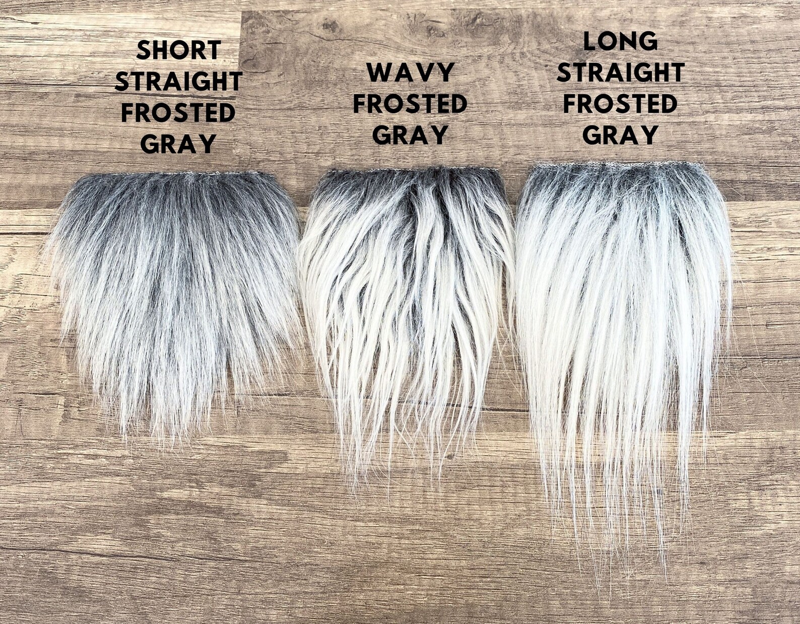Pre-cut Wavy Frosted Grey Gnome Beard Faux Fur Beard Hair - Etsy