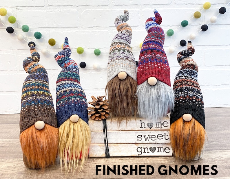 Choose a Style - Fall & Winter Sweater Gnomes - No Sew DIY Kit - DIY ...