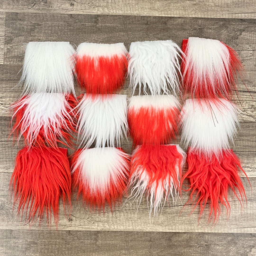Candy Cane Christmas Gnome Beard Mystery Grab Bag - 12 Pre-cut Gnome ...