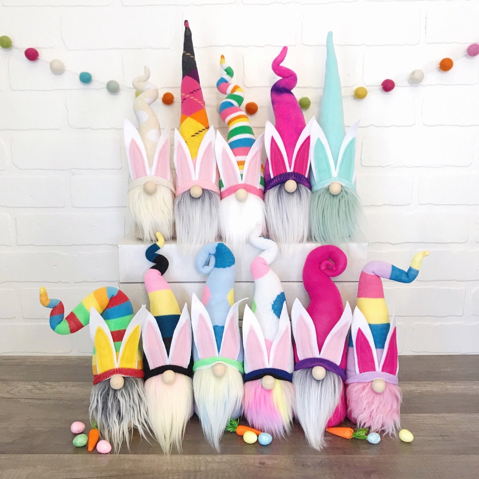 Easter Bunny Gnome Pattern - DIY Sock Gnome Pattern - DIY Gnome ...