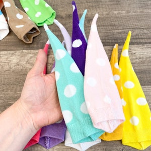 MYSTERY Pack of 5 - Pre-sewn Gnome Hat - Polka Dot Gnome Hat Pack ...