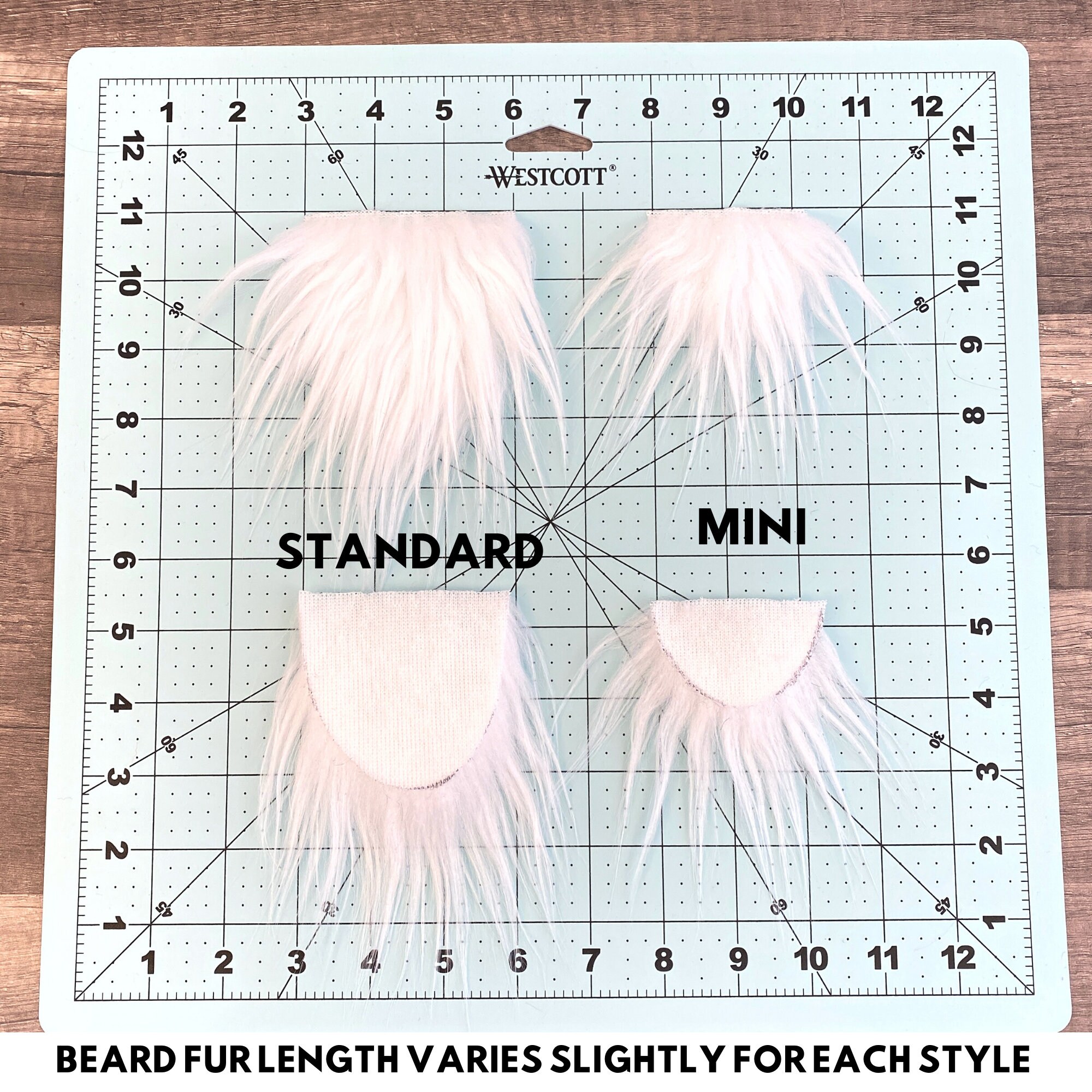 Pre-cut Wavy Lime Green Gnome Beard - Faux Fur - Beard Hair - Handmade ...