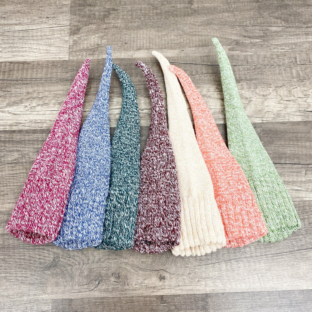 Pack of 7 - Pre-sewn Long Sweater Gnome Hats - No Sew Gnome Hat Pack ...
