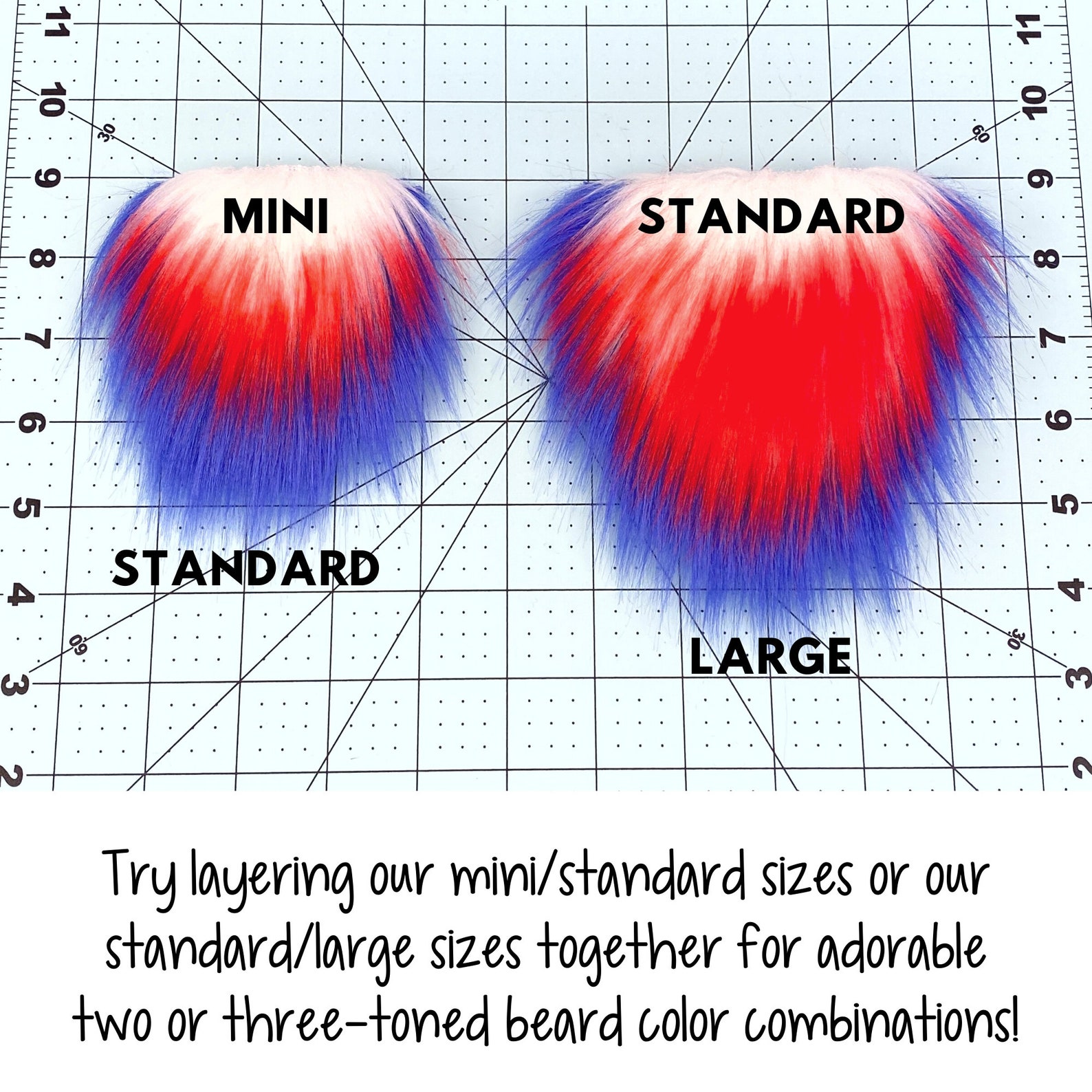 MYSTERY Grab Bag - 12 Pre-cut Gnome Beard - Faux Fur - Beard Hair ...