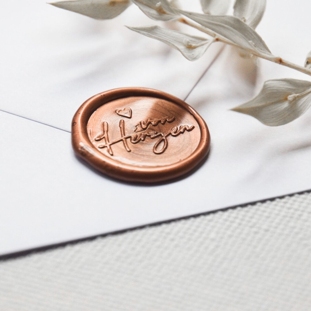 Wax Seal "from the Heart" / Victory Running Adhesive / 5 Pcs Self ...