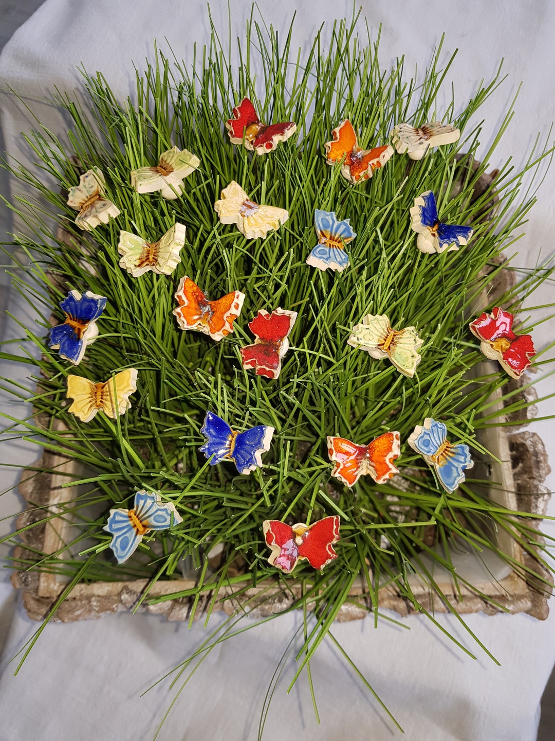 Ceramic Butterfly Plugs, 20 Pieces for Mother's Day, as a Gift ...