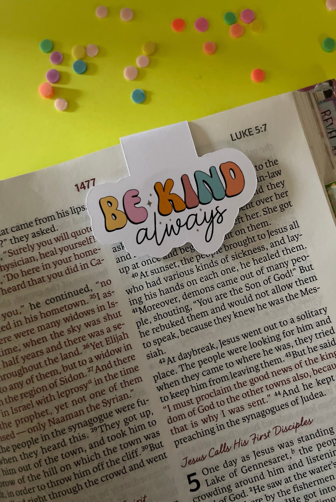Be Kind Always Magnetic Bookmark, Planner, Journaling, Inspirational ...