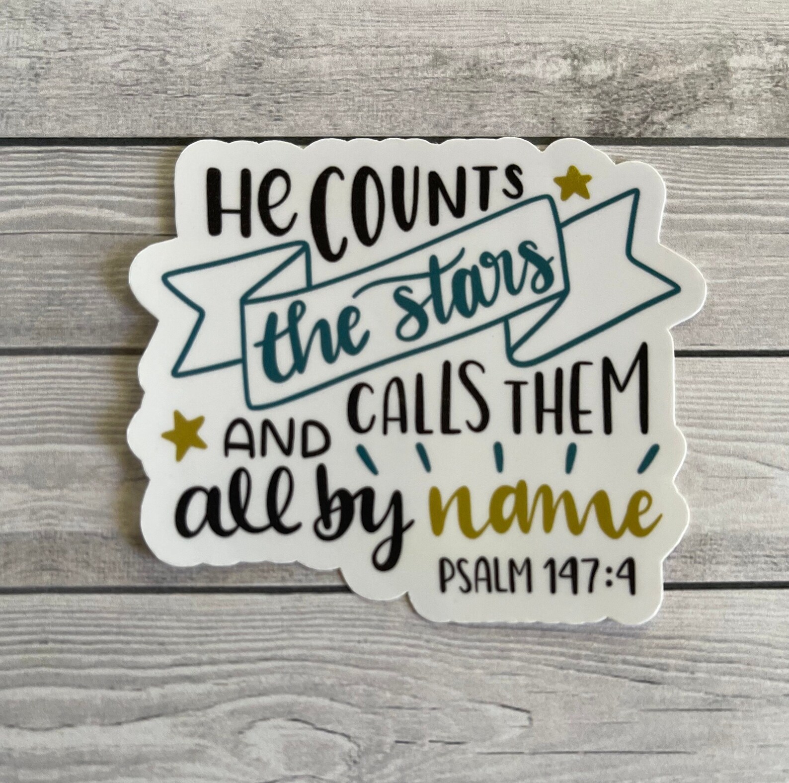 He Counts the Stars and Calls Them All by Name Psalm 147:4 Bible Verse ...