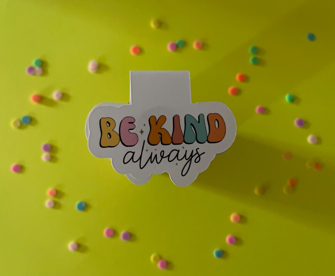 Be Kind Always Magnetic Bookmark, Planner, Journaling, Inspirational ...
