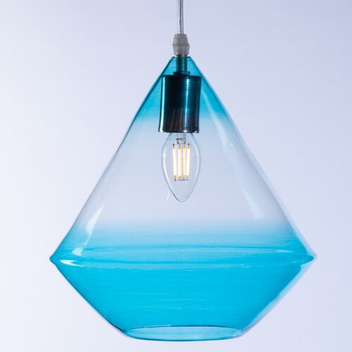 Blue Pendant Lighting for Home Decoration Chandelier Light and - Etsy