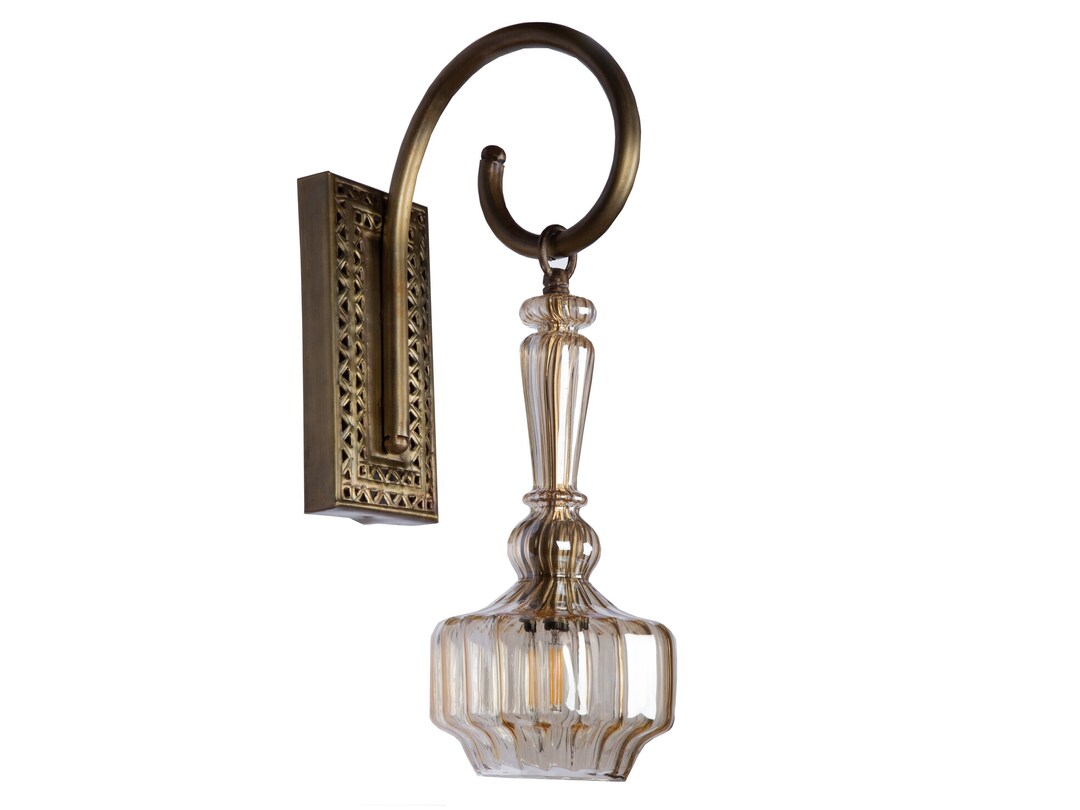 Modern Sconce With Colored Glass Modern Wall Sconce Lighting Home and ...