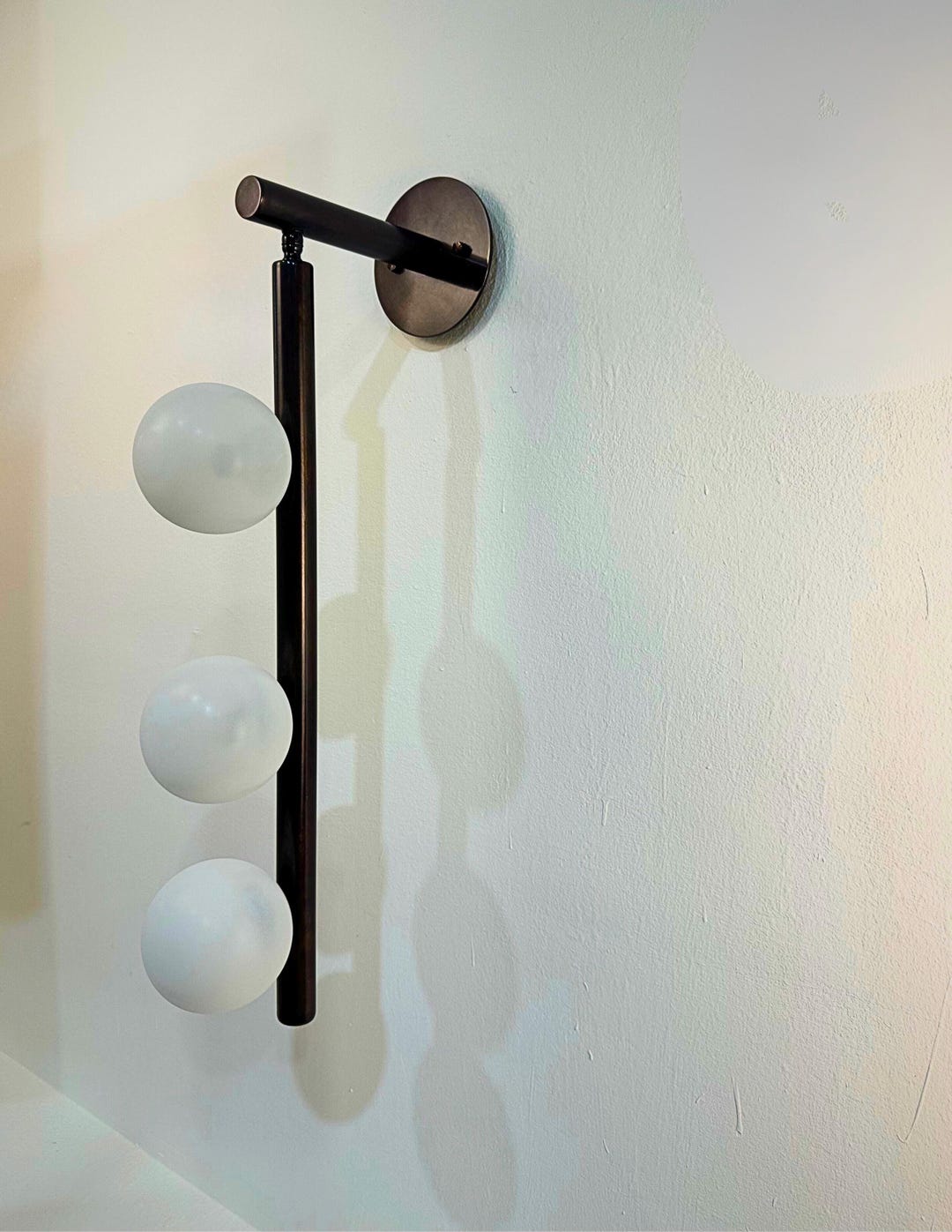 Drop Down Light Brass Wall Sconce 4 Light Reading Light Sconce 3 Drop ...