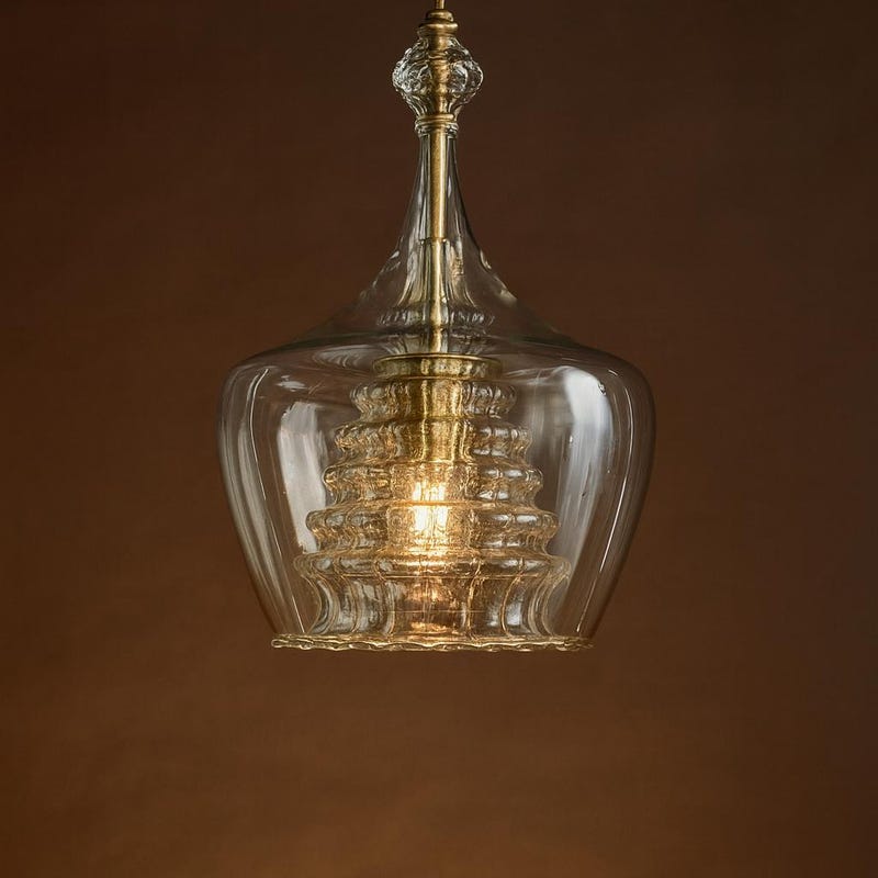 Round Pendant Light Glass - Etsy