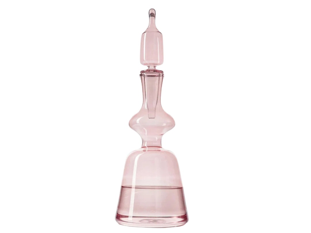 Fragrance Decanter Hand Blown Glass Art , Vintage Classic Decanter ...