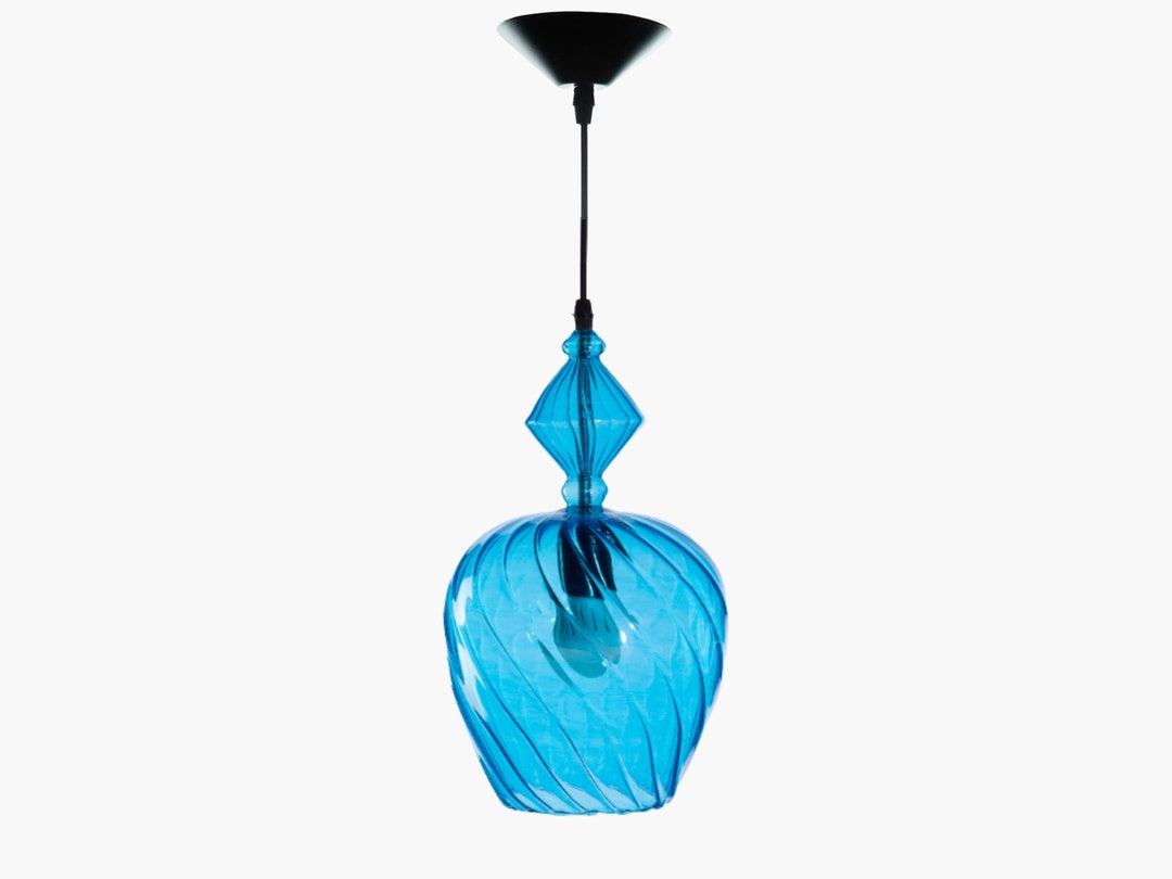 Blue Pendant Lighting for Home Decoration Chandelier Light and - Etsy