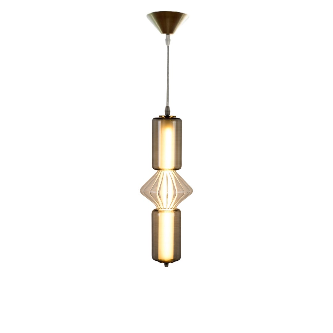 Modern Pendent Light - Handmade Glass Blown Pendent Light - Ceiling ...