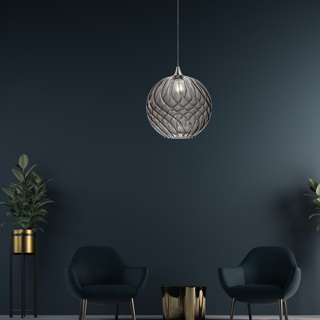 Custom Handmade Pendant Light Kitchen Light Pendant Round Light Fixture ...