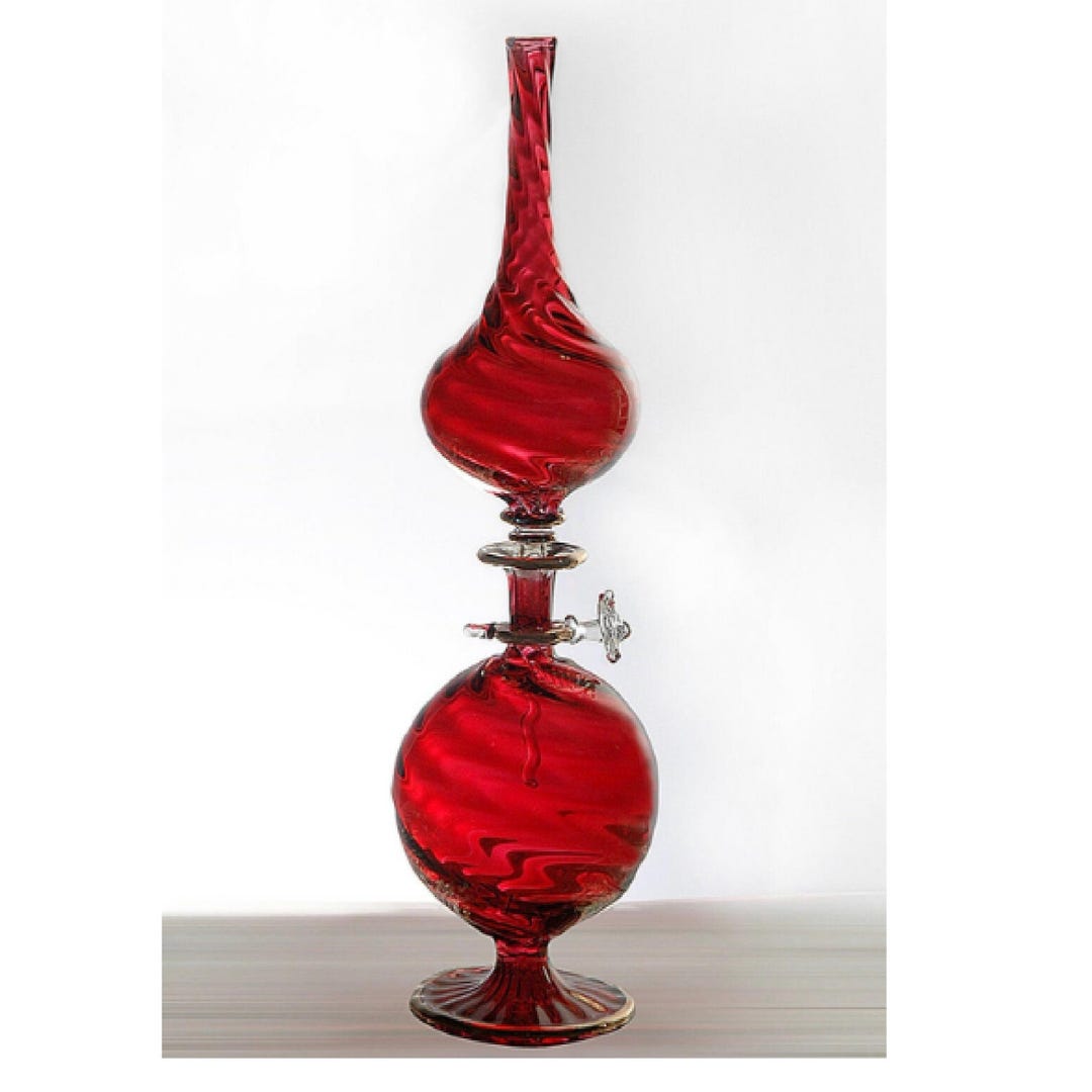 Custom Oil Lamp Glass Lantern Handmade Blownglass Oil Lamp Classic Home ...