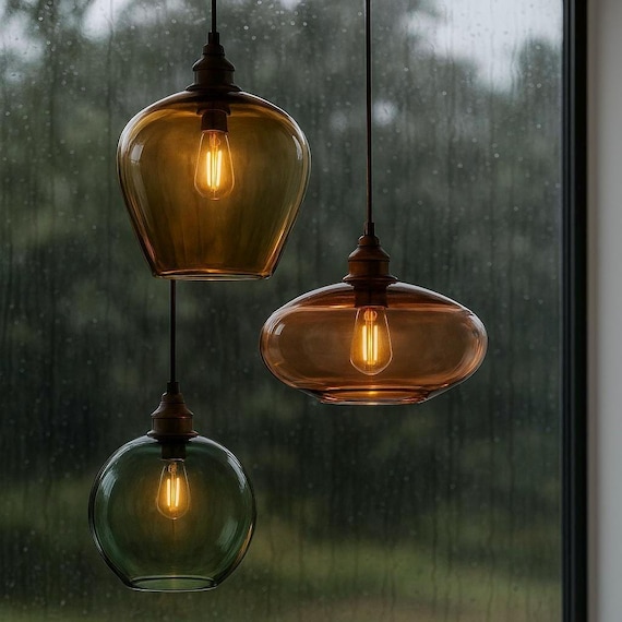 Custom Glass Pendant Light