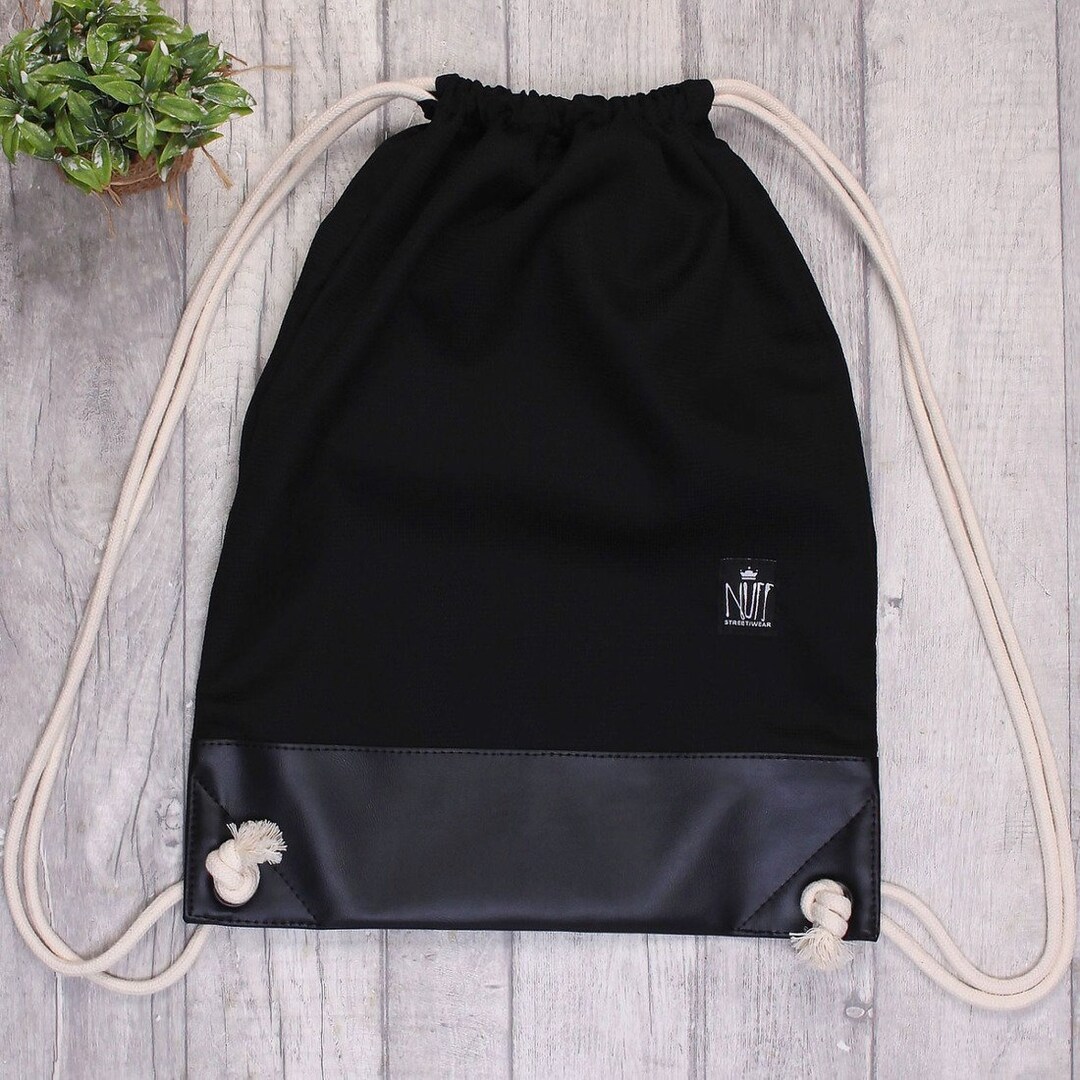 Nuff Tote Backpack | Black - Etsy
