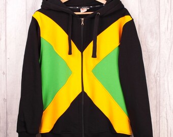 Rasta Reggae Zip Hoodie Rootswear by Dub Lion | Etsy