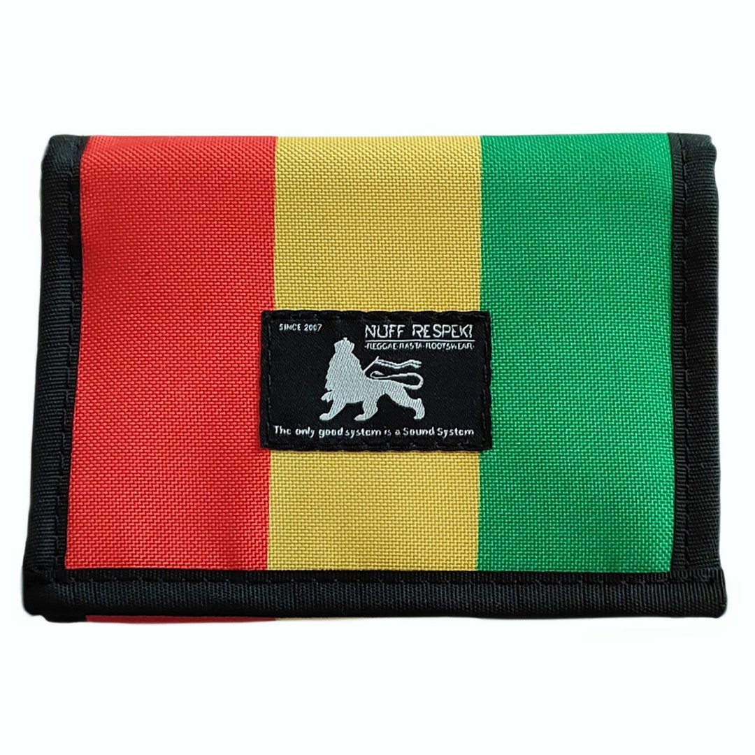 Rasta Colors Wallet With Lion of Judah Reggae and Sound System Culture ...