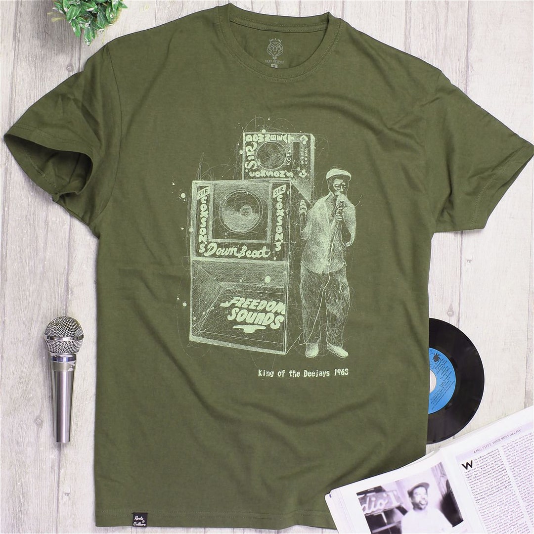 King Stitt - King of the Deejays 1963 - Reggae Tshirt, Sound System ...