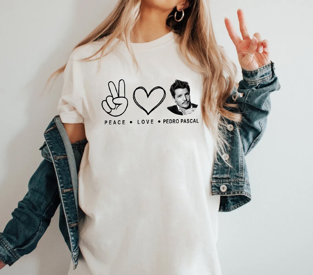 Peace Love Pedro Pascal PNG, Daddy's Little Girl Png, Daddy Pedro ...