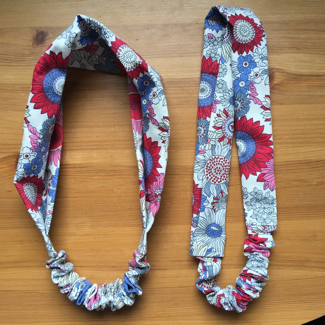 Headband With Elastic Cotton Handmade - Etsy