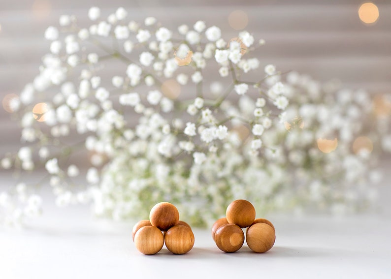 Wooden Balls, Tobaco & Oak, Home Smell, Home Decor, Car Diffuser, Hand ...