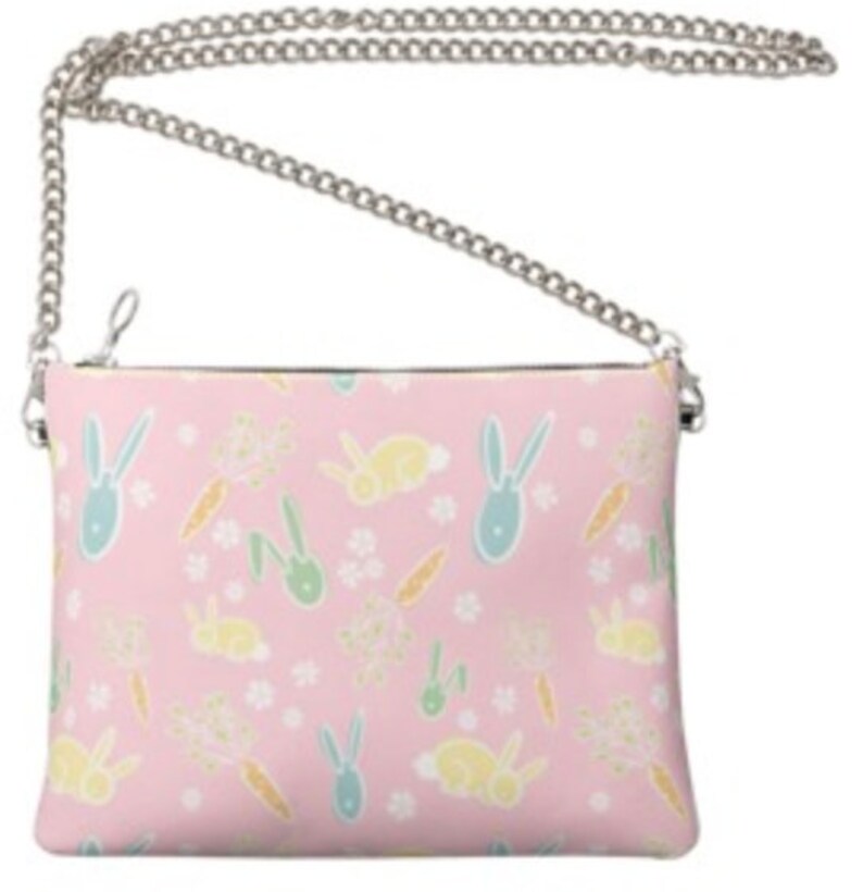 Pink Bunny Leather Crossbody Bag - Etsy